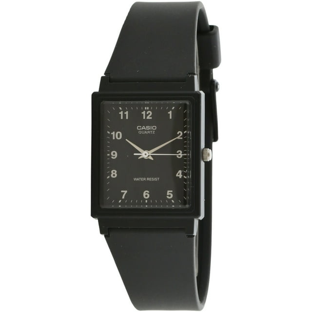 Casio Men's Black Resin Strap Analog Watch MQ-27-1BDF - Walmart.com