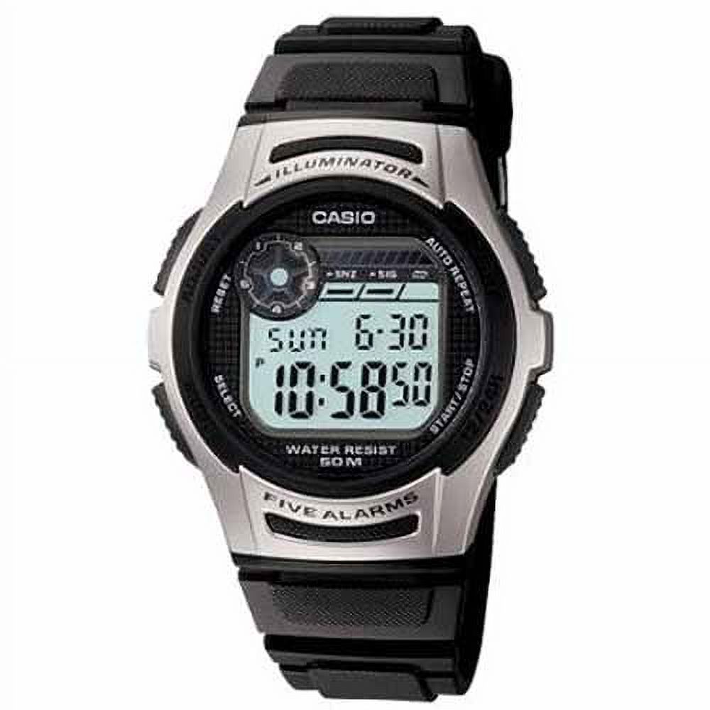 Casio Men's Sport Digital Watch with Vibration, Black W736H-1AV ...