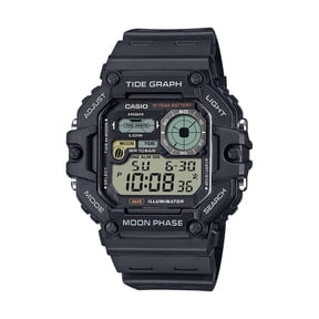 Casio Men's Black Sports Timer Digital Watch WS1600H-1AV - Walmart.com