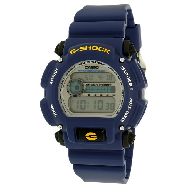 Casio G-Shock Men's Blue Resin Quartz Digital Watch, Shock Resistant ...