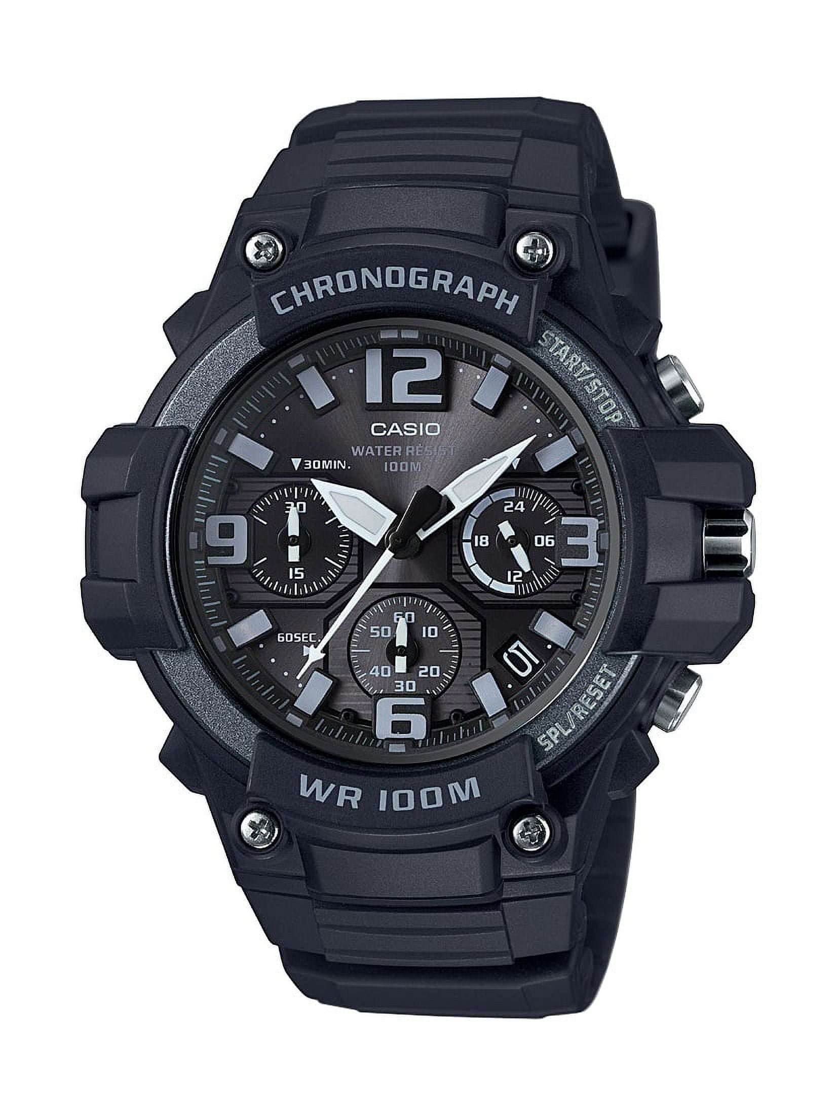 Casio Men's Chronograph Analog Sports Watch MCW100H-1A3V - Walmart.com