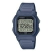 Casio Men's Blue Digital Resin Strap Sport Watch with Black Dial W219HC ...