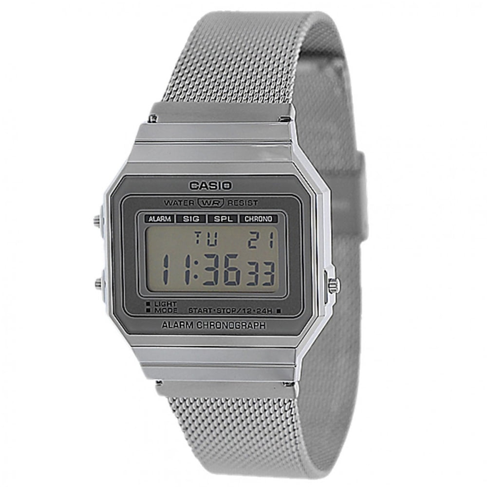 Casio Men's Classic Silver Dial Watch - A700WM-7AVT - Walmart.com