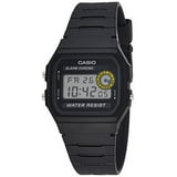 Casio Men's Core F94WA-8 Black Resin Quartz Watch with Digital Dial ...
