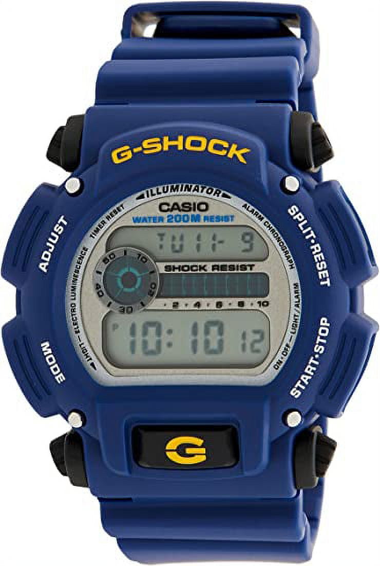 Casio Men's DW9052-2 G-Shock Blue Rubber Digital Dial Watch - Walmart.com