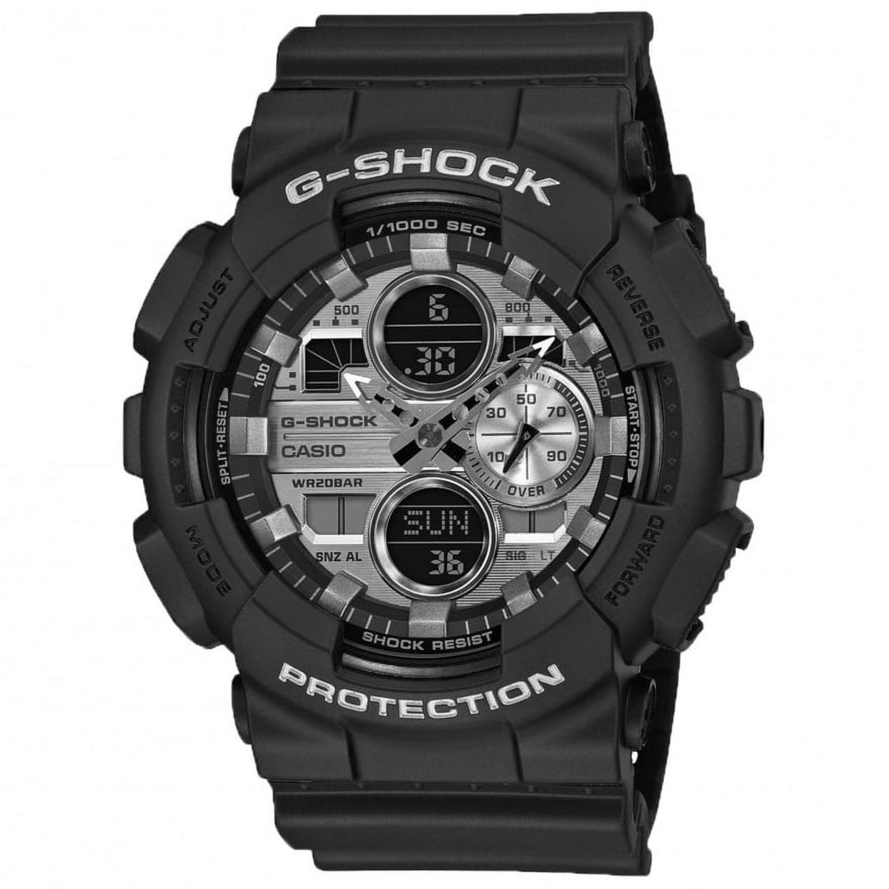 Casio Men's Digital G-Shock Silver Dial Watch - GA140GM-1A1 - Walmart.com