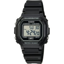Casio Men's Blue Digital Resin Strap Sport Watch with Black Dial W219HC ...