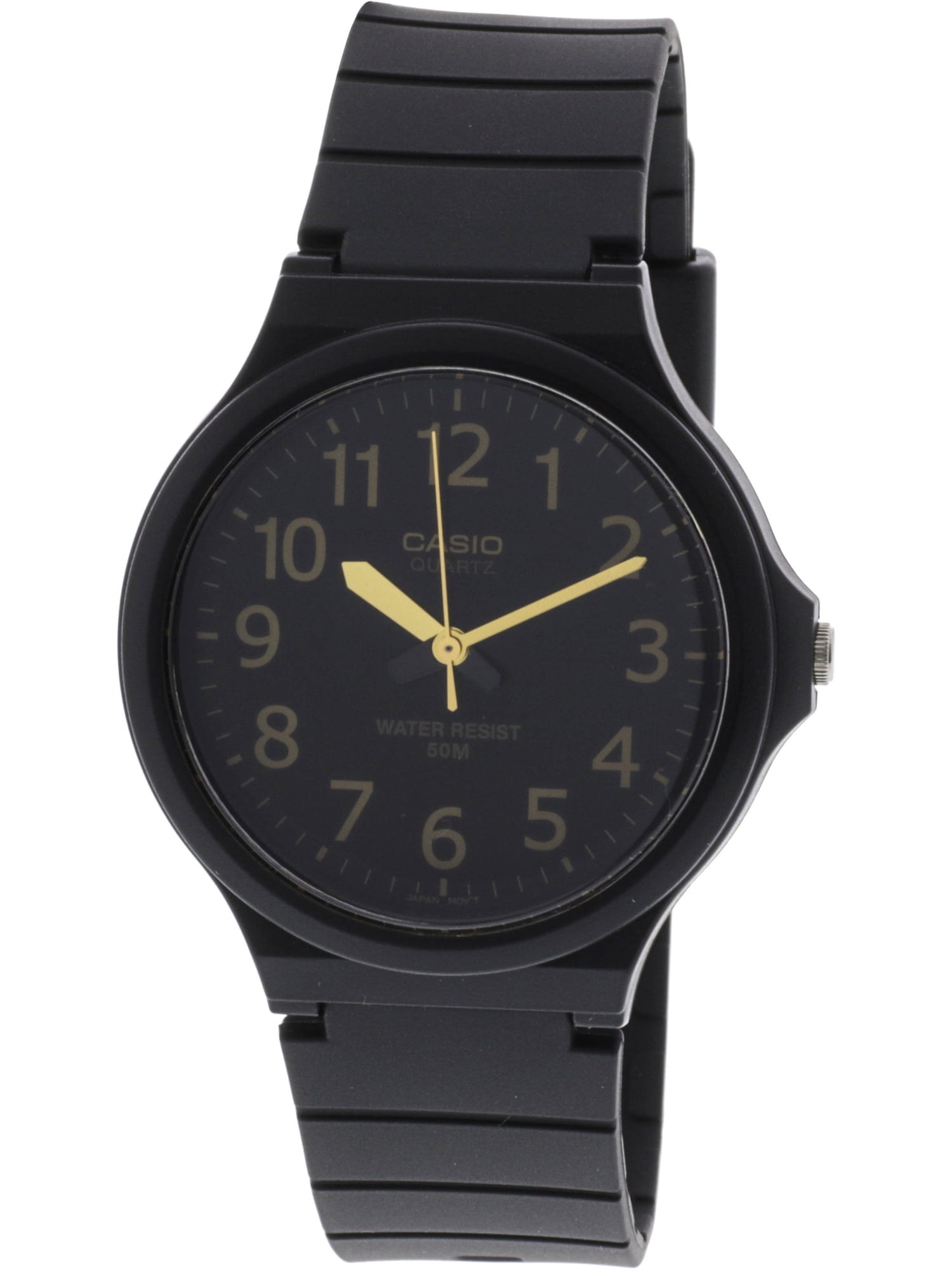 Casio Men's Easy To Read MW240-1B2V Black Resin Japanese Quartz Fashion ...