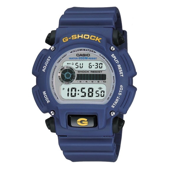 Casio Men's G-Shock Blue Resin Watch DW9052-2 - Walmart.com