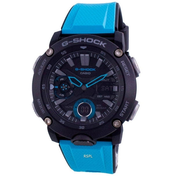 Casio Men's (G-Shock) GA-2000-1A2 Carbon Core Watch - Walmart Business ...