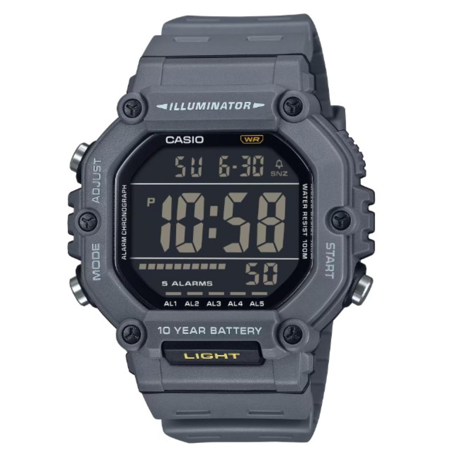 Casio Men's Gray Large Case Digital Sport Watch - AE-1600H-8BVCF ...