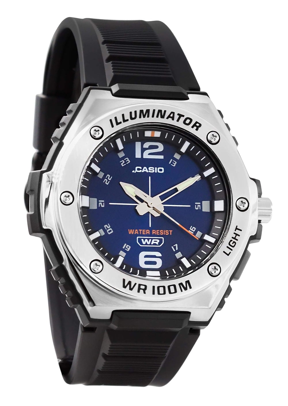Casio Men's Heavy Duty Metal Bezel Analog Watch - Walmart.com