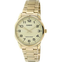 Casio Men's Stainless Steel Analog Quartz Watch with Silver Dial, Date ...