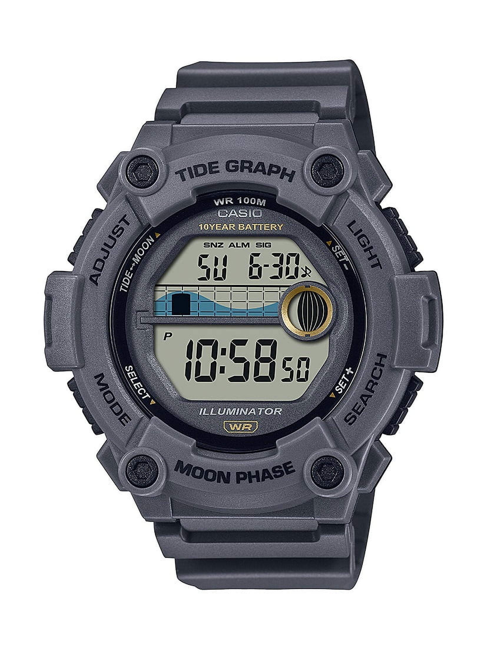Casio Men's Marine Digital Watch Model WS1300H-8AV - Walmart.com