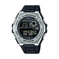 Casio Men's Metal Bezel Negative Display Digital Watch MWD100H-1BV ...