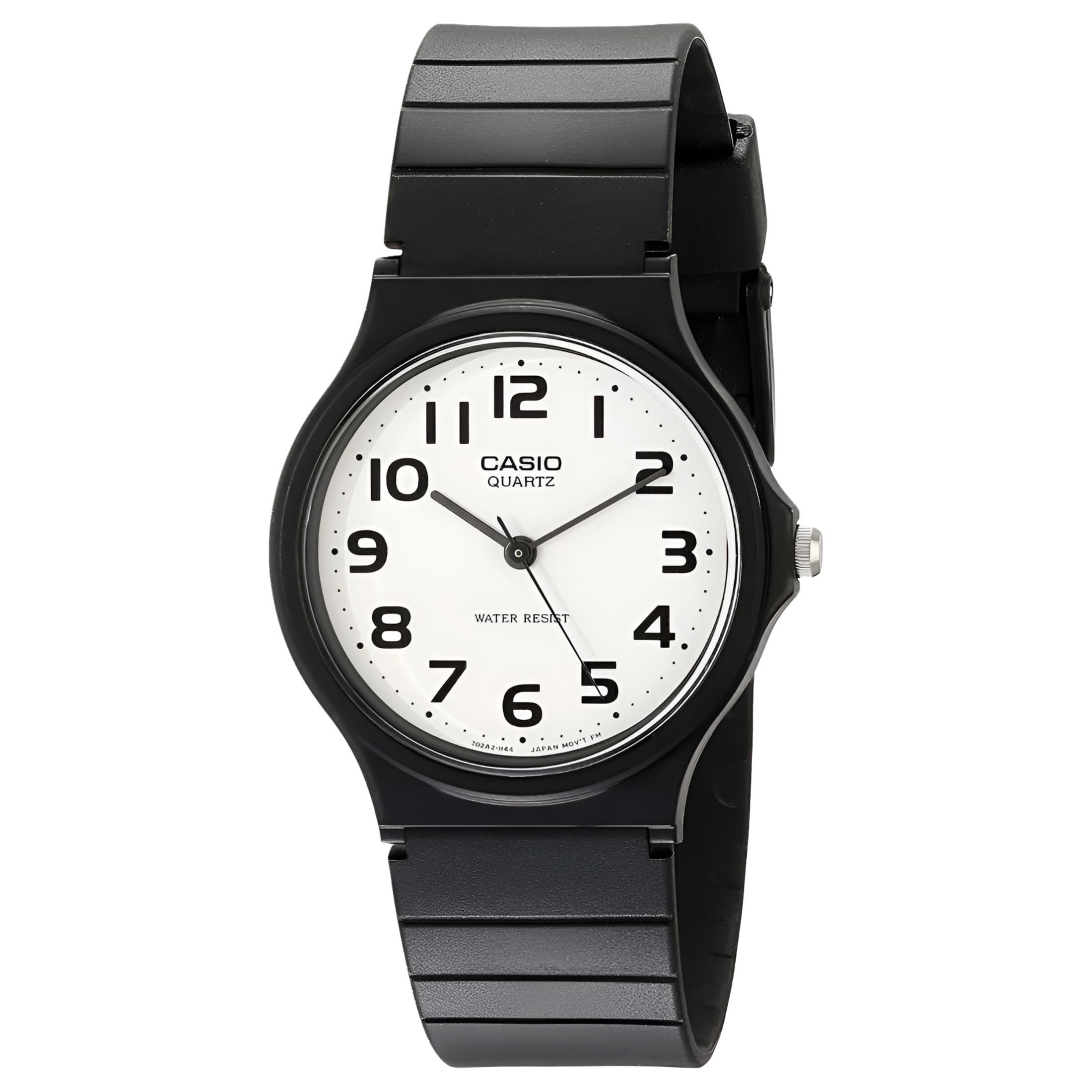 Casio Men's MQ24-7B2 Wrist Quartz Analog Watch with Black Resin Band ...
