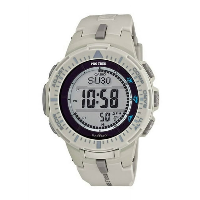 Casio Men's Solar Powered Triple Sensor Grey Pro Trek Watch PRG300-8 - Walmart.com