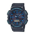 Casio Men's Solar Sport Combination Black and Blue Watch AQS810W-8A2V ...
