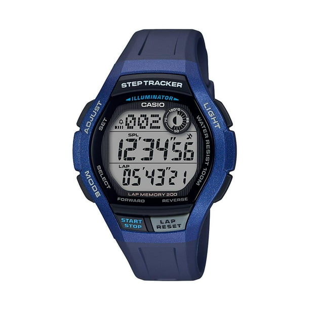 Casio Men's Step Tracker Watch, Blue WS2000H-2AV - Walmart.com