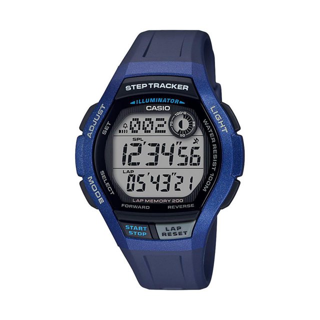 Casio Men's Step Tracker Watch, Blue WS2000H-2AV - Walmart.com