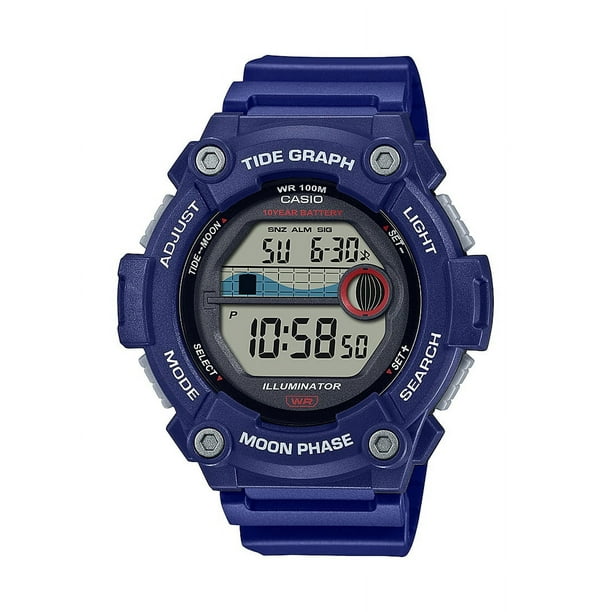 Casio Men's Tide Graph and Moon Phase Watch WS1300H-2AV - Walmart ...