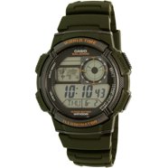 Casio Men's Digital Quartz Red Resin Strap Watch W-218H-4BVEF - Walmart.com