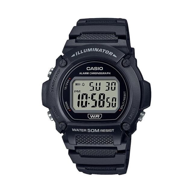 Casio Mens Hd Digital Sports Watch, Black - Walmart.com
