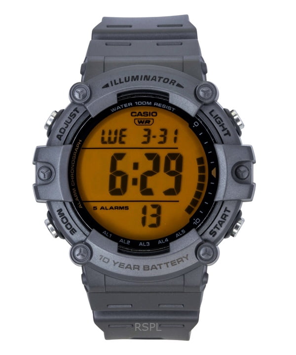 Casio Multifunctional Digital Resin Strap Quartz AE-1500WHC-8AV 100M ...