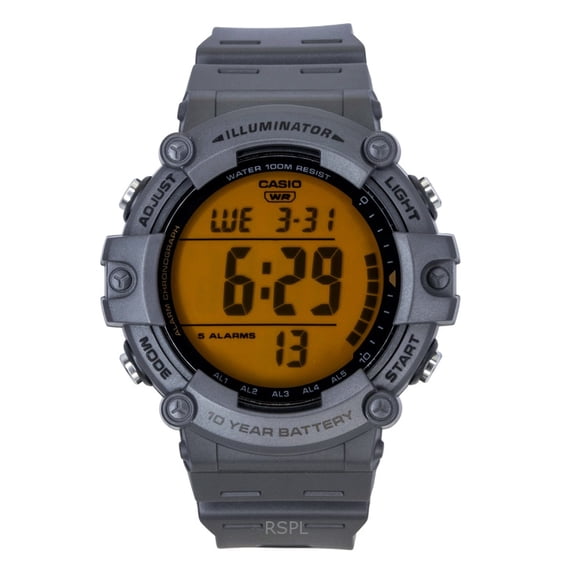Casio Multifunctional Digital Resin Strap Quartz AE-1500WHC-8AV 100M ...