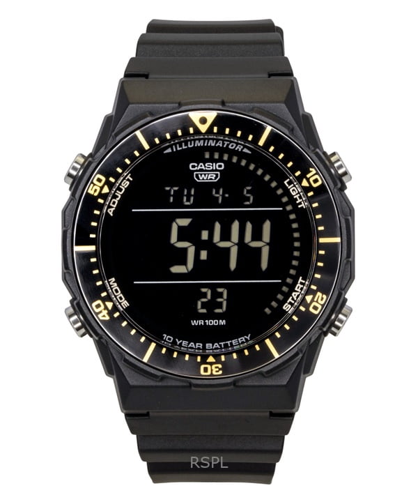 Casio Multifunctional Digital Resin Strap Quartz AE-1700H-1BV 100M Men ...