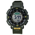 Casio Pro Trek Digital Green Bio Based Resin Strap Tough Solar PRG-340 ...