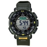 Casio Pro Trek Digital Green Bio Based Resin Strap Tough Solar PRG-340 ...