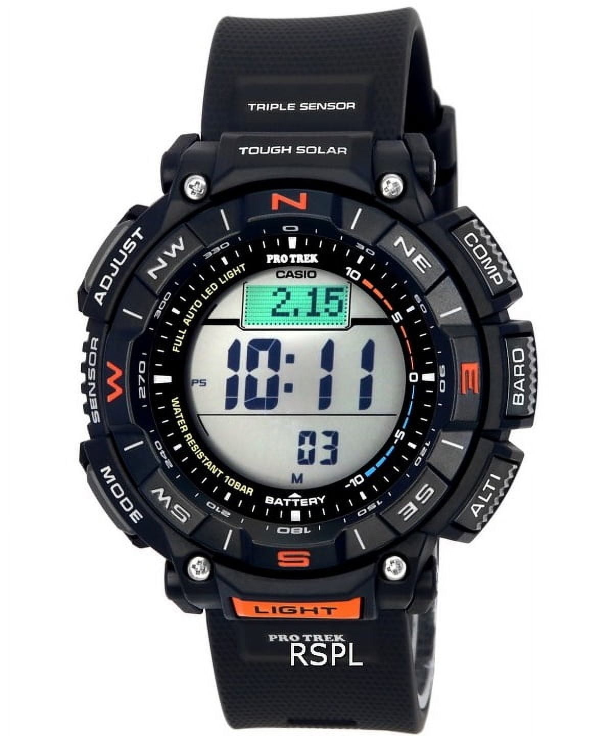 Casio Protrek Digital Solar Powered Watch, Altimeter, Barometer ...