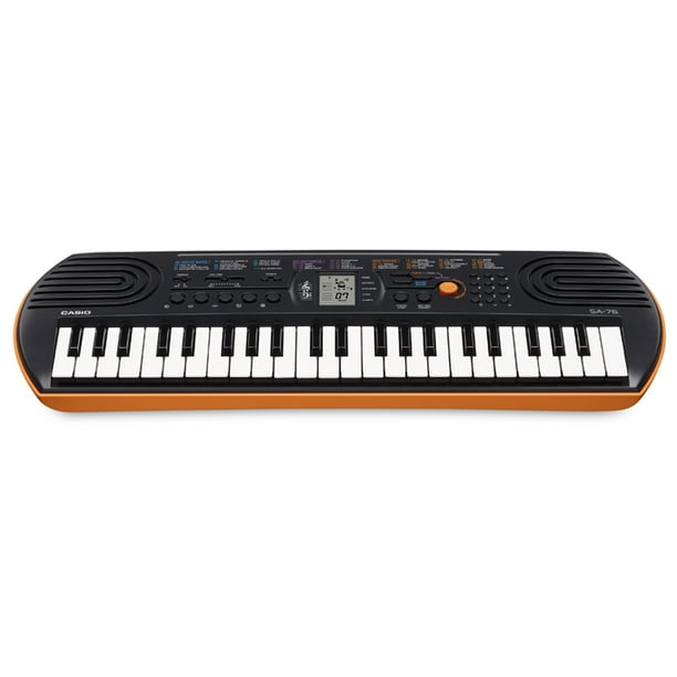 Casio SA-76 44-Key Mini Personal Keyboard - Walmart.com
