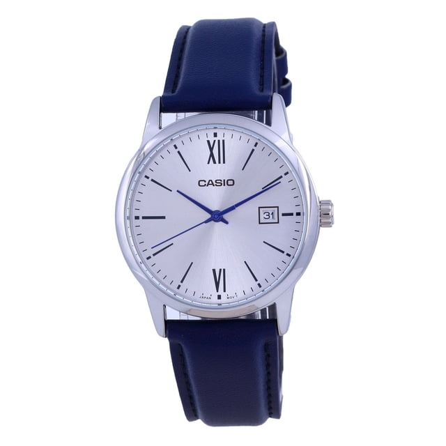 Casio Silver Dial Stainless Steel Analog Quartz MTP-V002L-2B3 MTPV002L ...