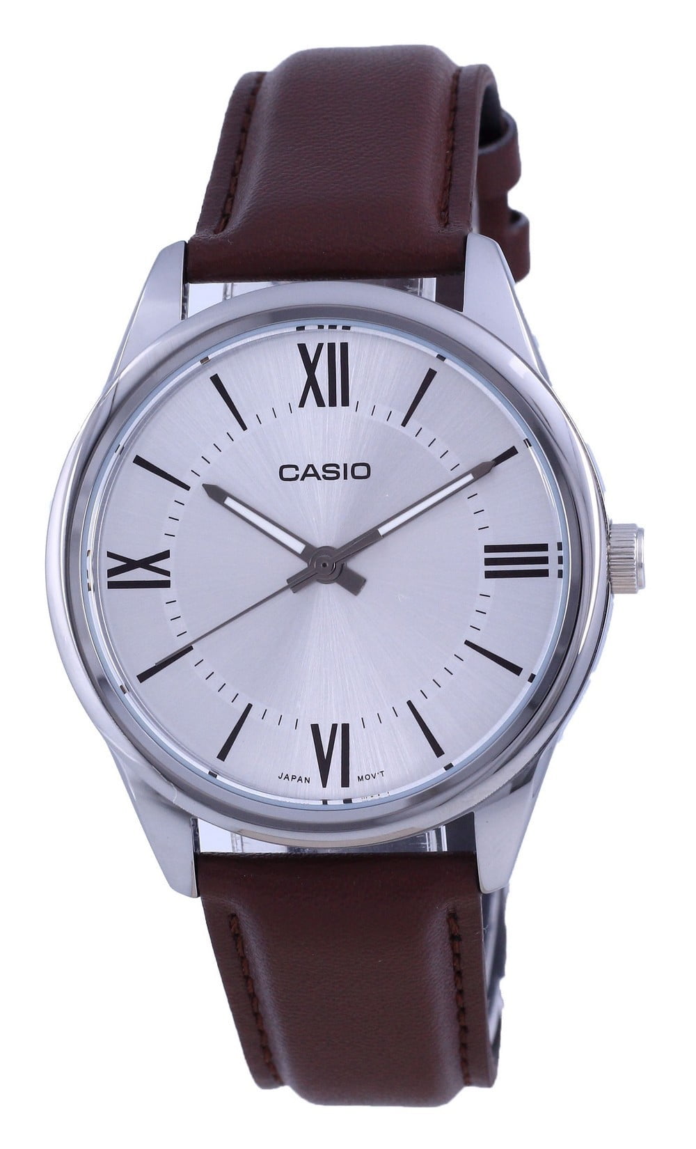 Casio Silver Dial Stainless Steel Analog Quartz MTP-V005L-7B5 MTPV005L ...