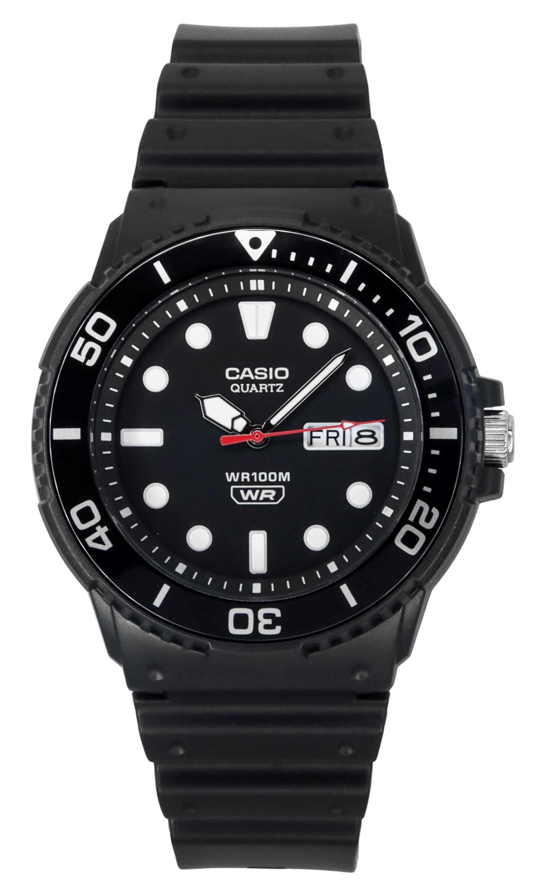 Casio Standard Analog Plastic Strap Black Dial Quartz MRW-230H-1E1V ...