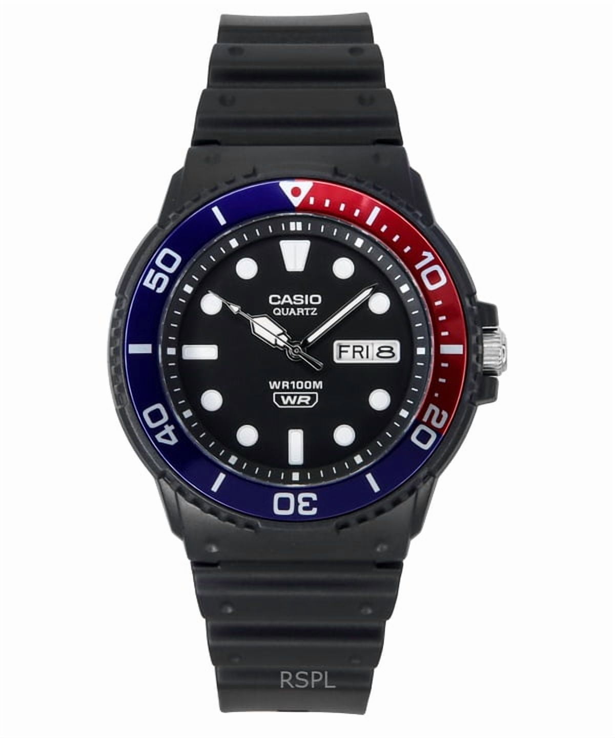 Casio Standard Analog Resin Strap Black Dial Quartz MRW-230H-1E2V 100M ...