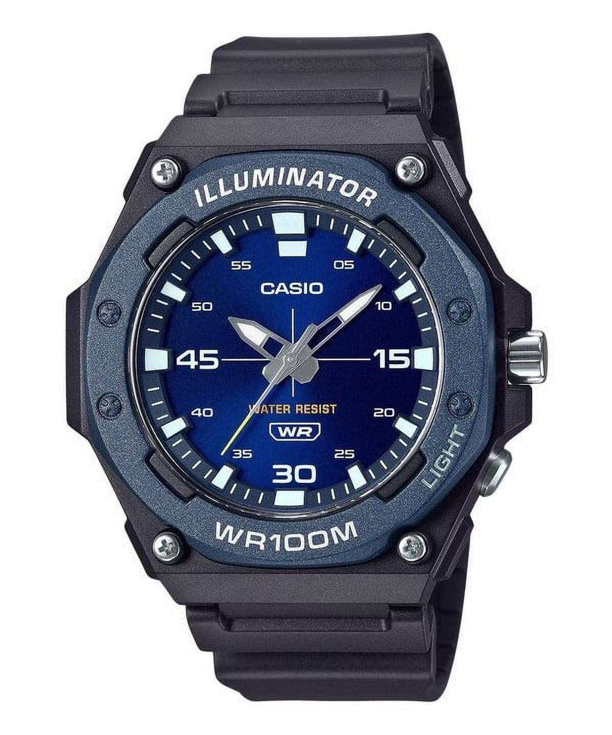 Casio Standard Analog Resin Strap Blue Dial Quartz MW-620H-2AV 100M Men ...