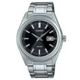 Casio Standard Analog Stainless Steel Black Dial Quartz MTP-B180D-1A1V ...