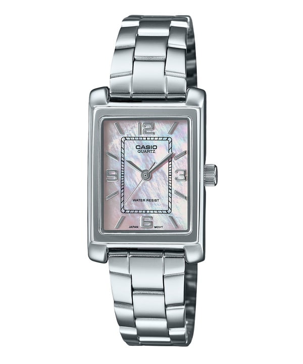 Casio Standard Analog Stainless Steel Mother Of Pearl Dial Quartz LTP ...
