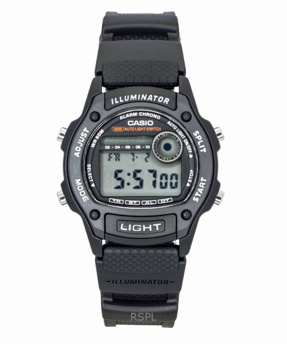 Casio Standard Digital Bio-Based Resin Strap Quartz W-220H-1AV Unisex ...