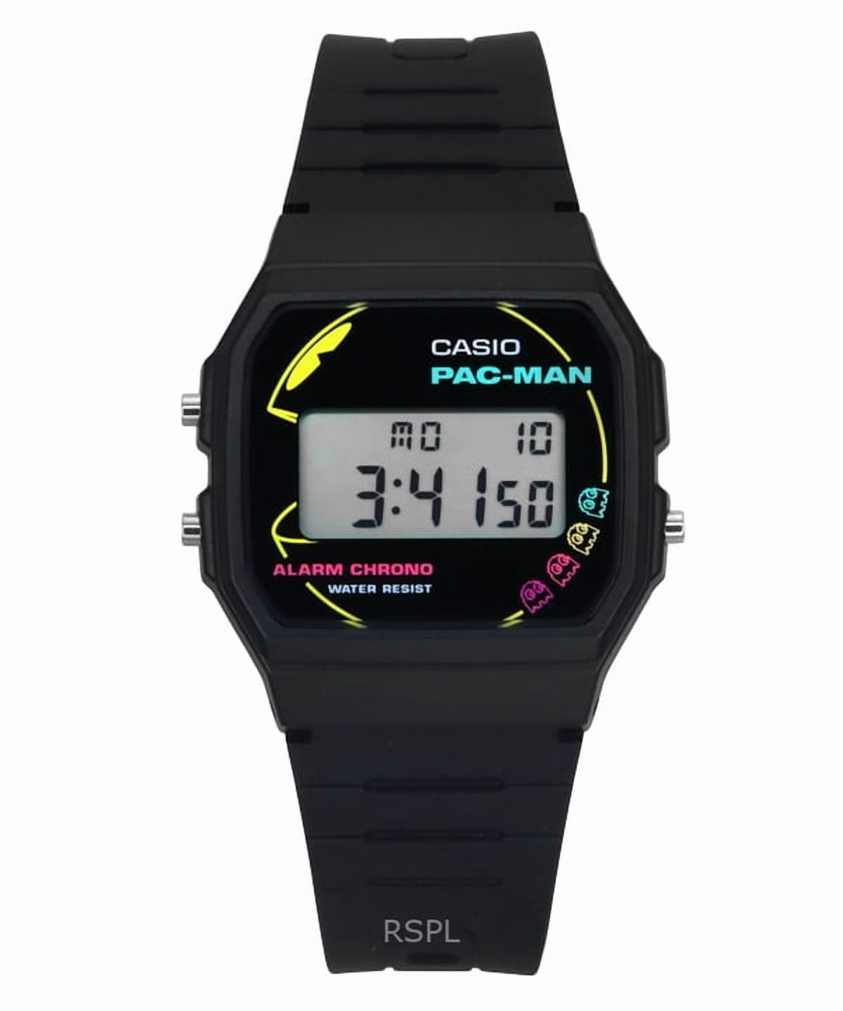 Casio Standard Digital PAC-MAN Collaboration Bio-Based Resin Strap ...