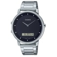 Casio Standard Stainless Steel Analog Digital MTP-B200D-1E MTPB200D-1 ...