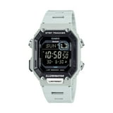 Casio, Bluetooth Step Tracker Watch, WS-B1000-8BV, 200-Lap, Light Gray ...