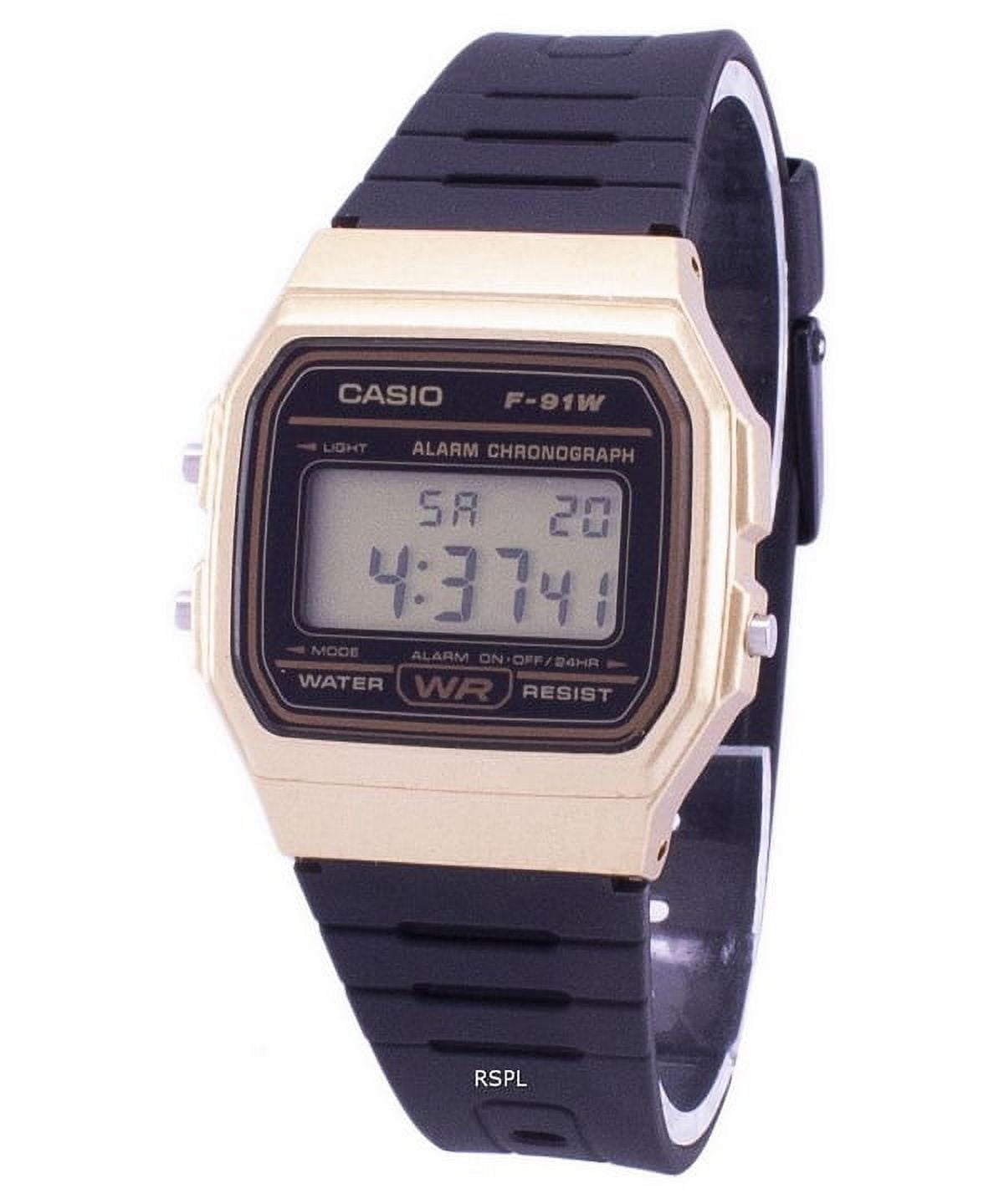 Casio Vintage Chronograph Quartz Alarm F-91WM-9A F91WM-9A Unisex Watch ...