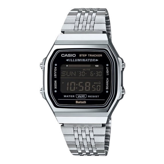 Casio Vintage Digital Smartphone Link Stainless Steel Quartz ABL-100WE ...