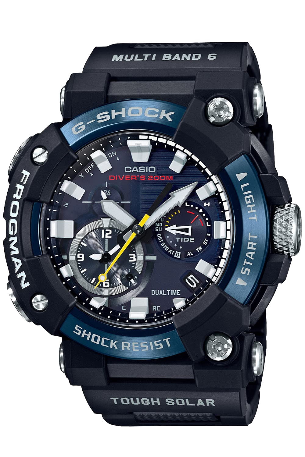 [Casio] Watch G-SHOCK Bluetooth equipped radio solar FROGMAN carbon ...