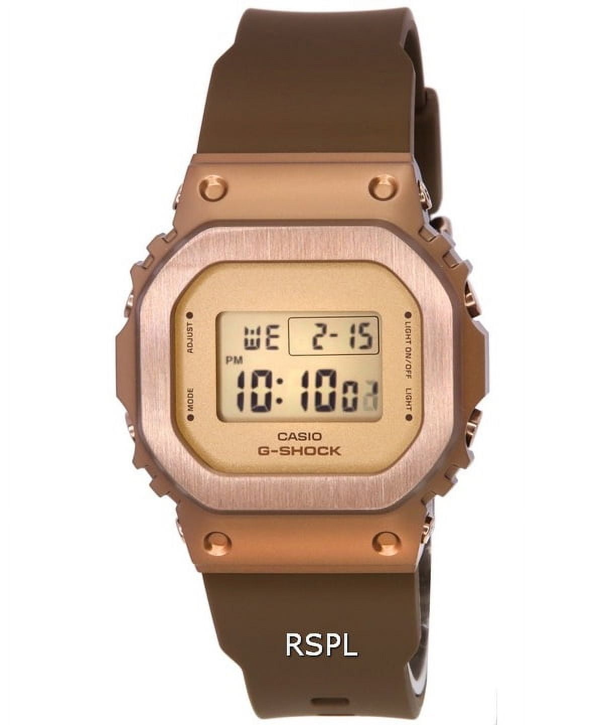 Casio G-Shock Digital Metal Clad Bronze Dial Quartz GM-S5600BR-5 ...