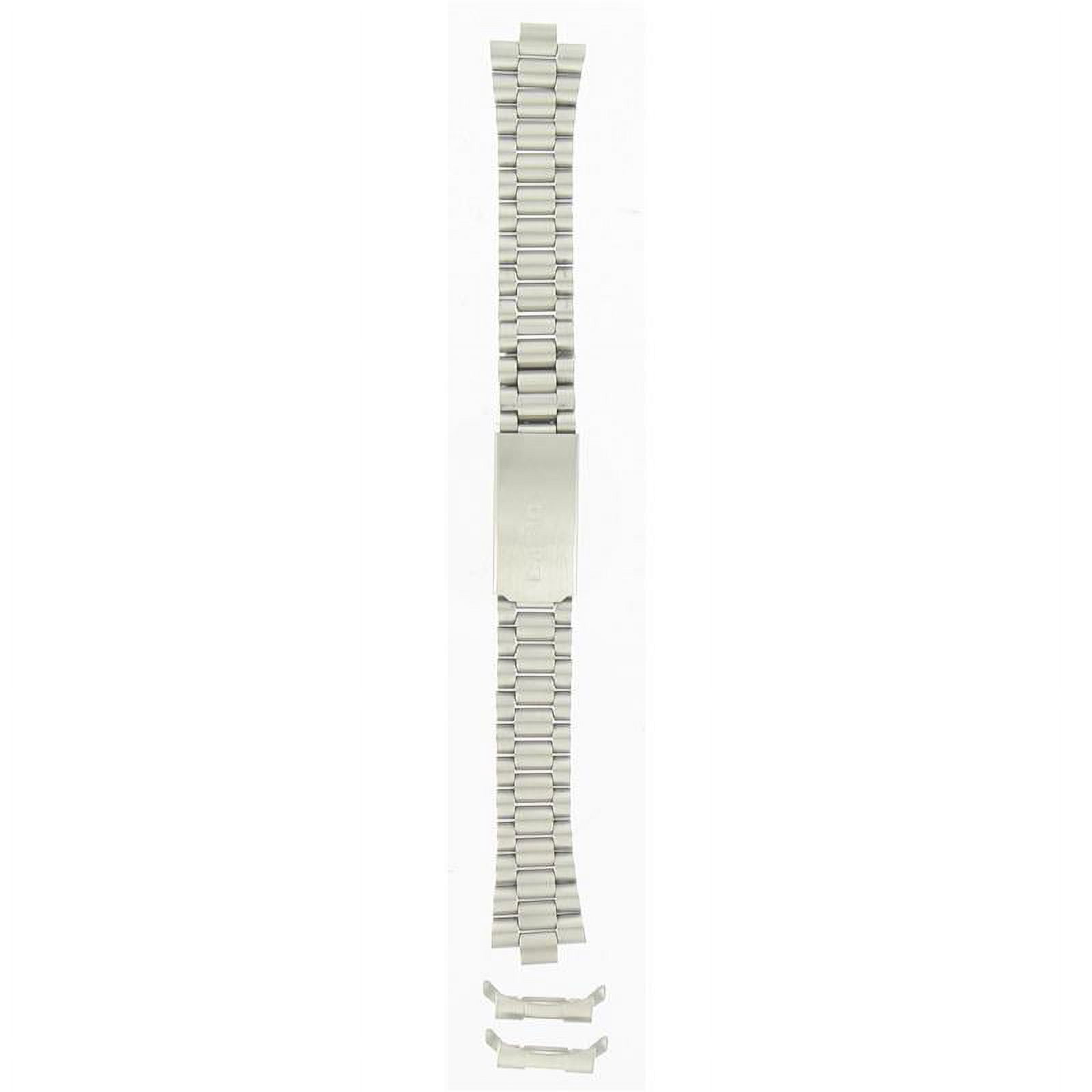 Casio Watchband 15mm stainless steel metal bracelet with stainless ...